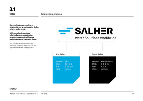 Salher | Diseño de Logotipo y Manual de Imagen Corporativa